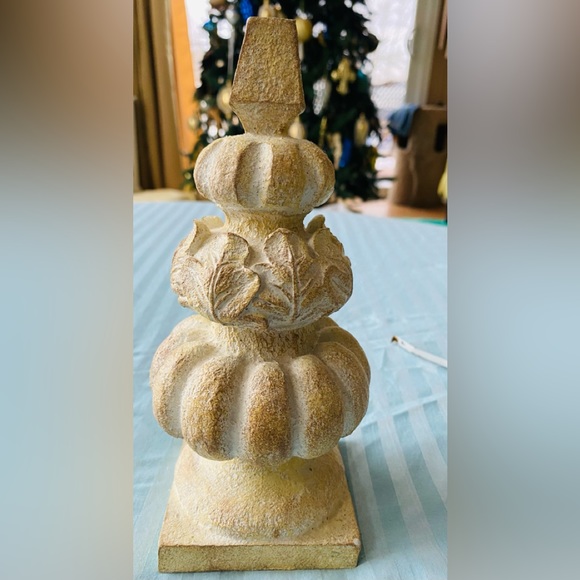 Art | Wooden Whitewashed Finial | Poshmark